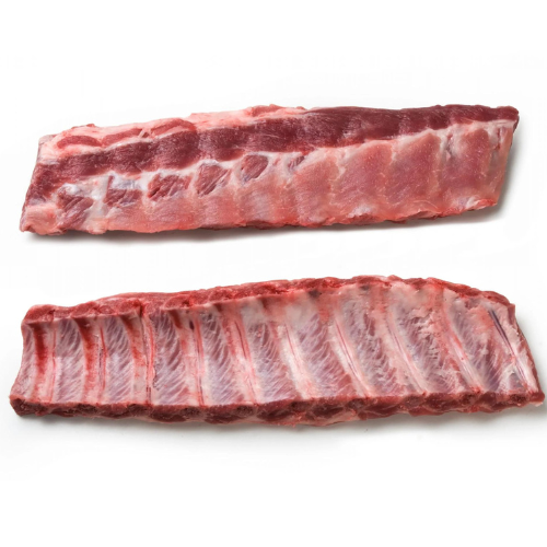 Costela De Porco c/ Osso Baby Pork Ribs Peça Inteira 1,400Kg ~1,700Kg
